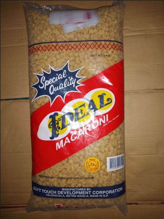 IDEAL MACARONI 5kgs. shell, twisted, elbow | Lazada PH