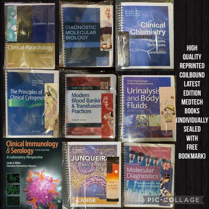 MARKDOWN SALE Medtech Books Immunology Serology Diagnostic Molecular ...