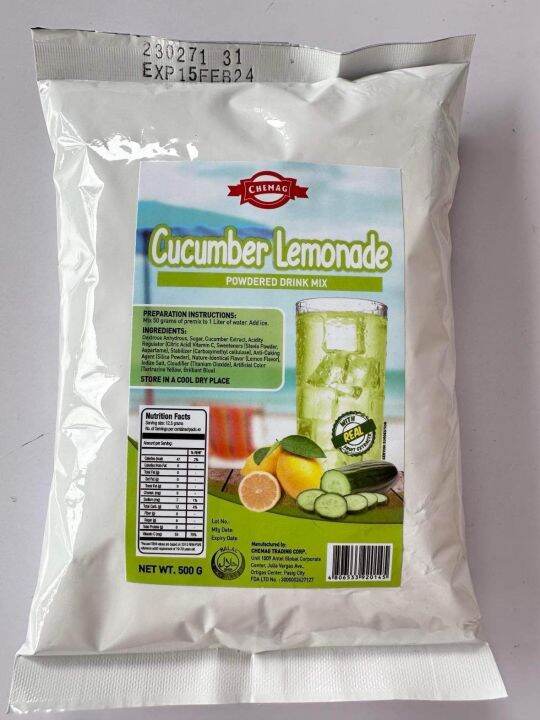 Cucumber Lemonade Powdered Juice 500g | Lazada PH