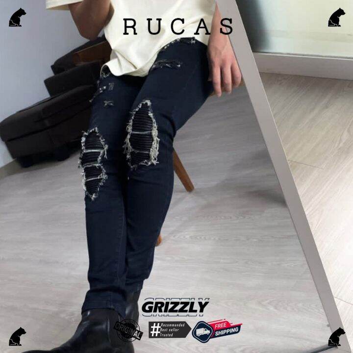 Rucas Season 10 Caviar Leather V2 Dark Navy [FULLSET] | Lazada Indonesia