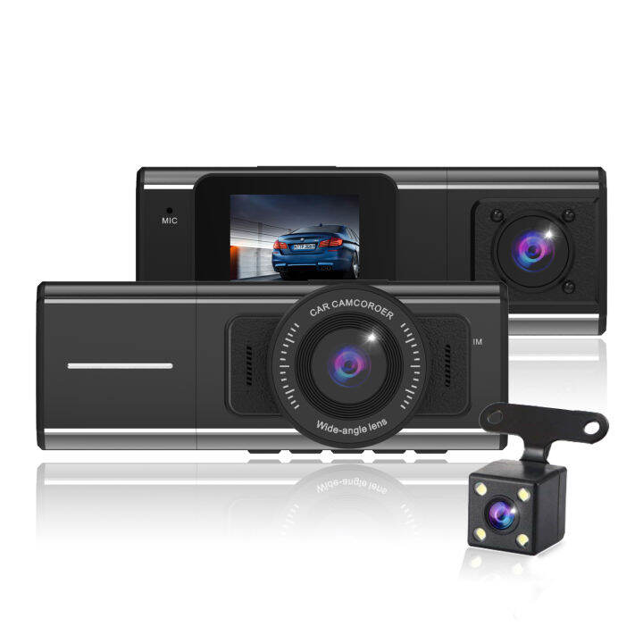Asawin T5 Inside And Outside 3 Channels Dash Cam 3 Camera Car ...