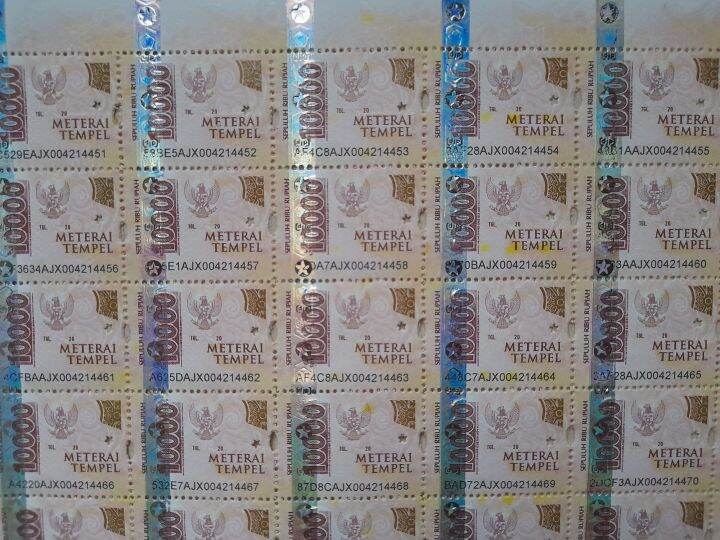 Materai 10rb 10000 Pos Murah Terbatas!!! | Lazada Indonesia