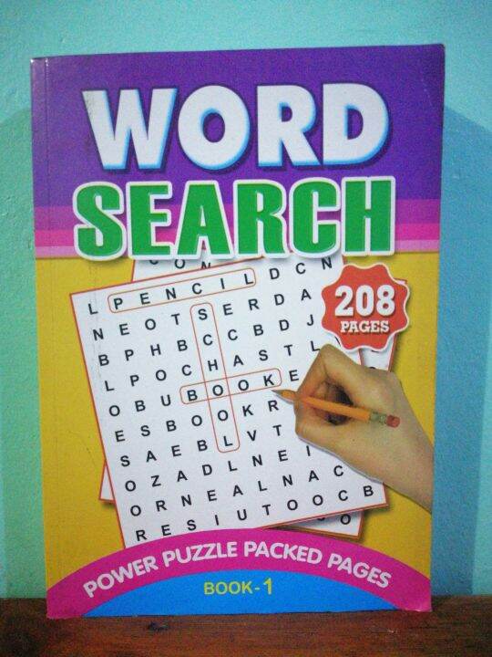 Word Search 208 pages Book 1 | Lazada PH