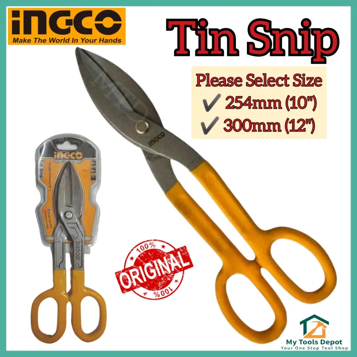 Ingco Original Tin Snip 10" | 12" (Select Size) | Lazada PH