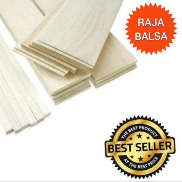 Balsa Sheet Grade A 6mm x10cm x50cm Balsa Ringan for RC Aeromodelling maket kerajinan Balsa Wood ...
