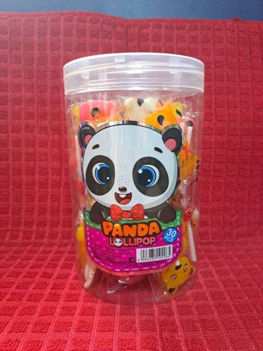 Panda Hard Lollipop candy 30pcs (1jar) | Lazada PH