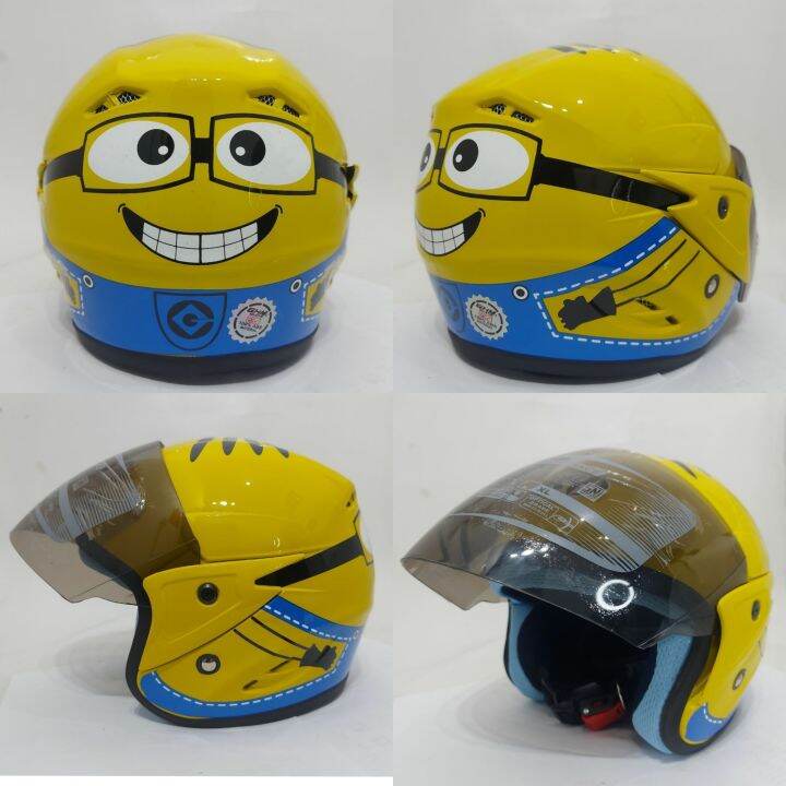 Helm Anak Karakter Minion 3-9 Tahun | Lazada Indonesia