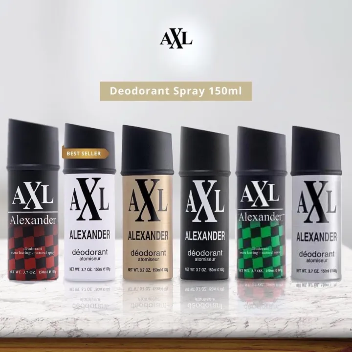 AXL Alexander Deodorant Spray 150ml | Lazada