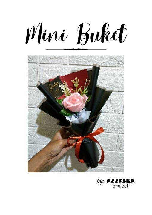 BUKET BUNGA (MINI BUKET) flower bouquet/buket wisuda | Lazada Indonesia