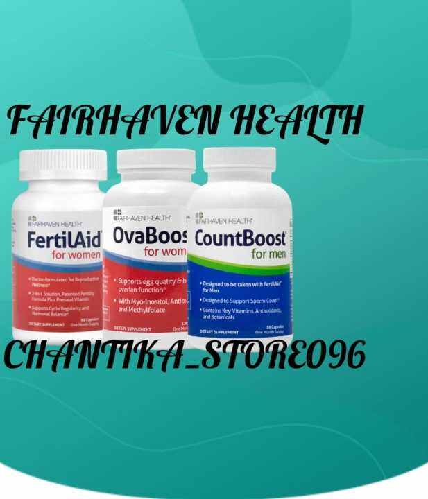 Fairhaven Health Fertilaid For Women - Ovaboost For Women - Countboost ...