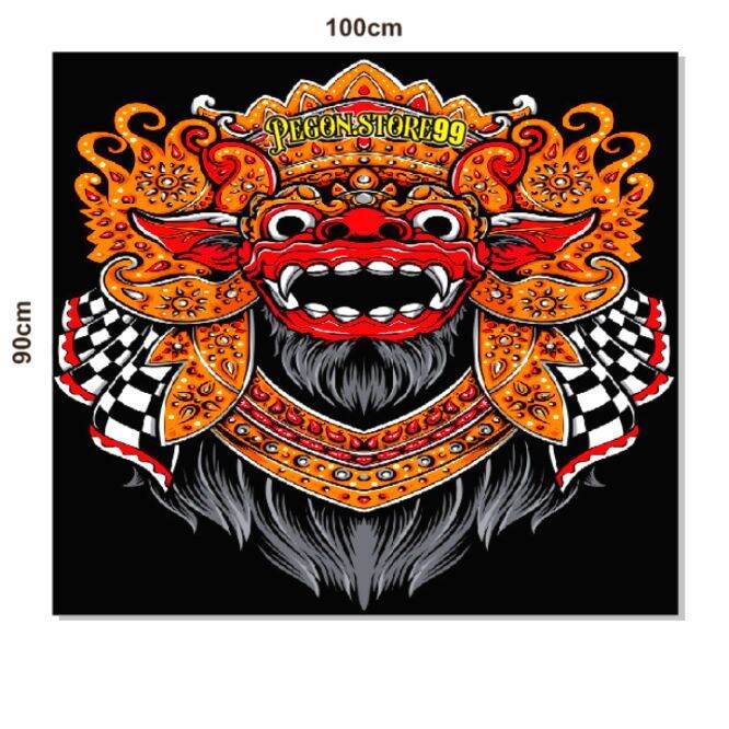 Kain layangan Gapangan print digital ukuran 100x90 | Lazada Indonesia