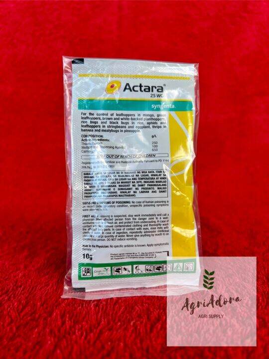 Actara 25 WG Insecticide (10 grams) - Syngenta | Lazada PH