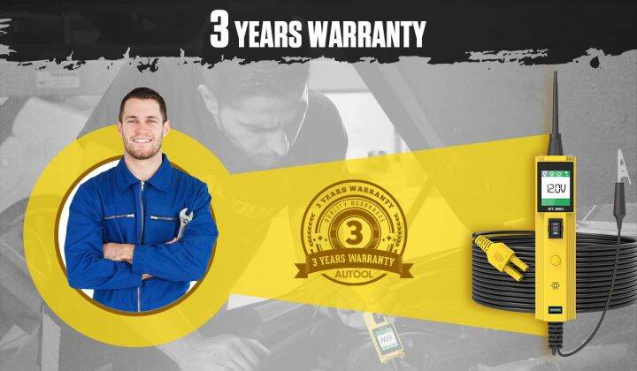 【ใช้สำหรับรถบรรทุก】AUTOOL BT260 ชุดหัววัดวงจรไฟฟ้า,เครื่องทดสอบวงจร ...