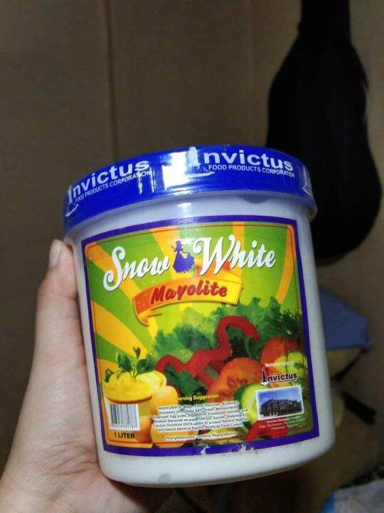 Mayonnaise Snow White 1Liter | Lazada PH