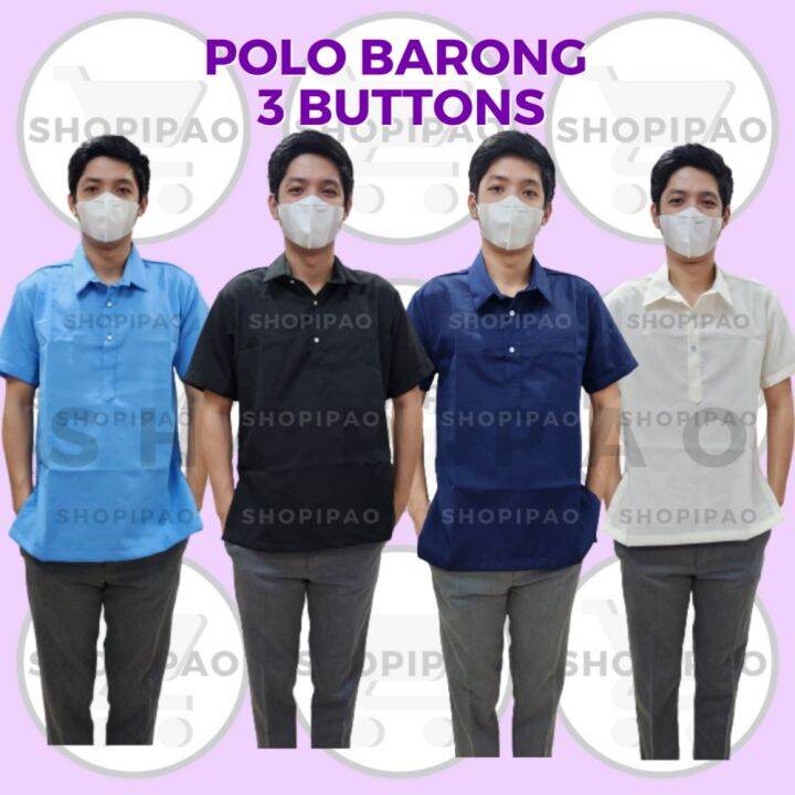 Polo Barong for Office/Corporate Barong Polyester | Lazada PH