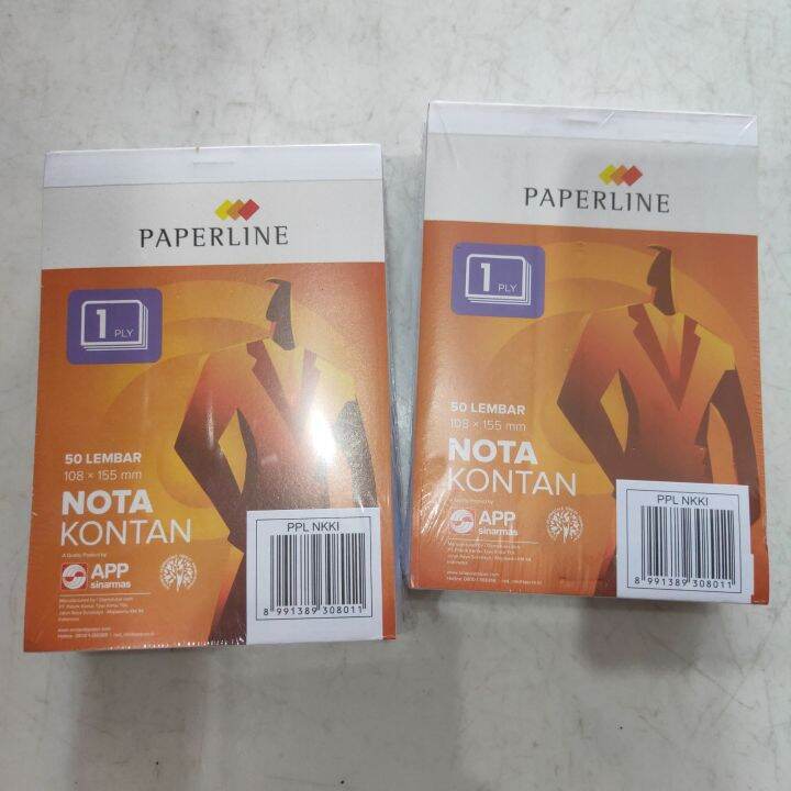 Nota Kontan Kecil 1 Ply Paperline isi 10 Buku | Lazada Indonesia