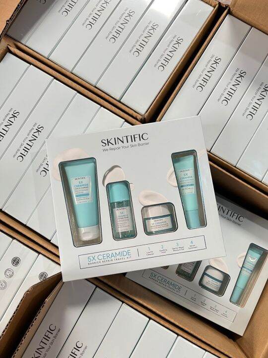 Skintific 5x Ceramide Travel Kit Skincare Toner Moisturizer Face ...