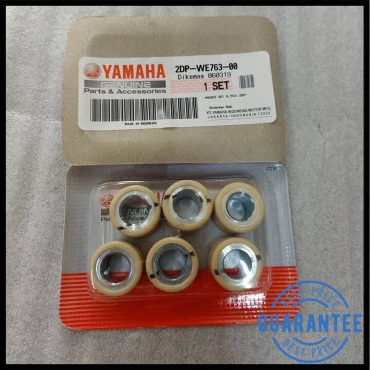 Flyball Roller Weight Set (6pcs) for Yamaha NMAX and AEROX v1, v2, v3 ...