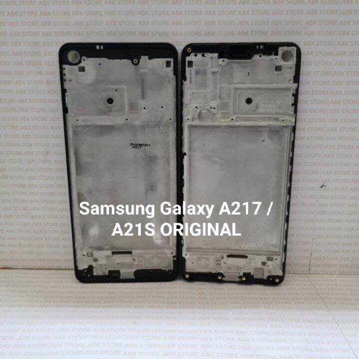 Frame Samsung Galaxy A217 / A21S ORIGINAL Tulangan Bazel Basel Frem ...