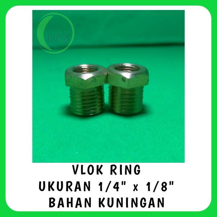VLOK RING UKURAN 1/4" x 1/8" BAHAN KUNINGAN | Lazada Indonesia