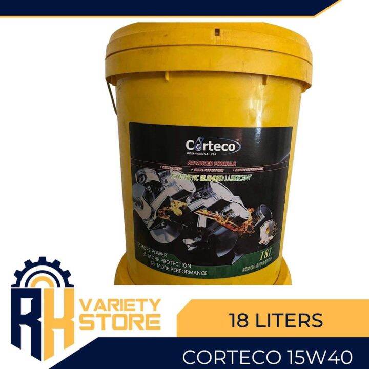 CORTECO HIGH PERFORMANCE ENGINE OIL 15W40 API SM/CI-4 18 LITERS PAIL ...