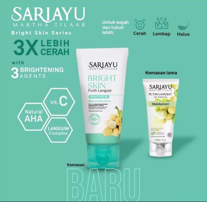 Sariayu Bright Skin Putih Langsat Moisturizer - 35 gram | Lazada Indonesia
