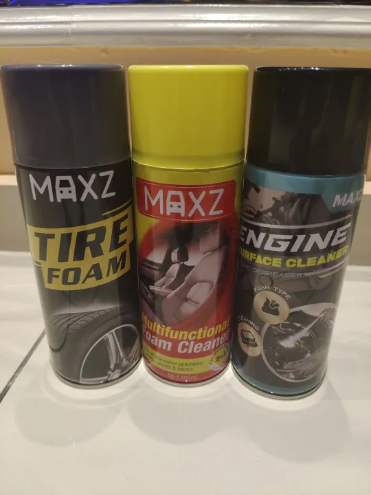 MAXZ MULTIFUNCTIOMAL FOAM CLEANER 400ml & 250ml | Lazada