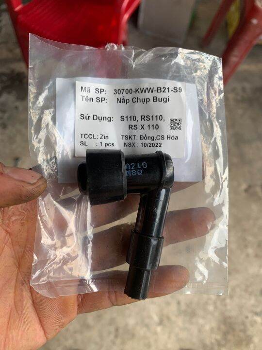 Nắp chụp bugi WS 110 - rsx (loại xịn) (có điện trở) | Lazada.vn