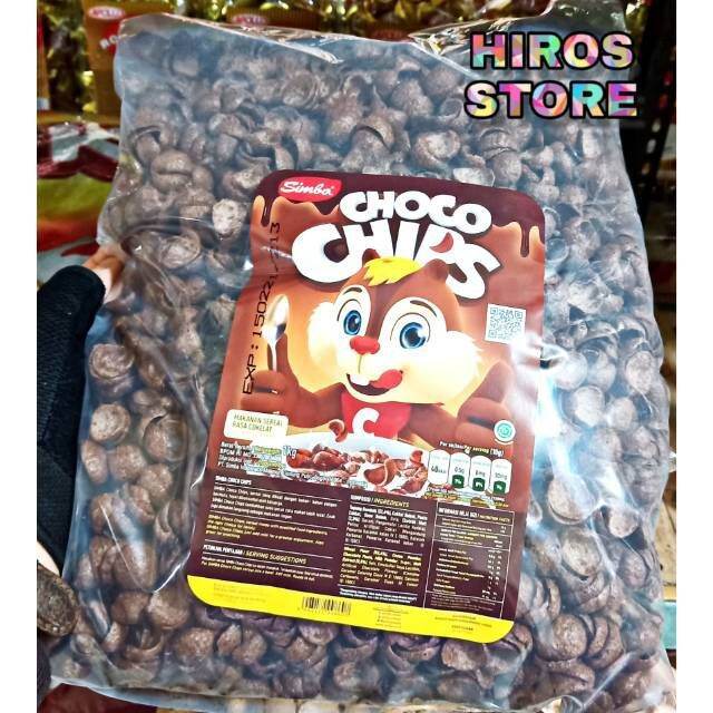 Simba Choco Chips 1 Kg • Rasa Coklat • Strawberry • Kiloan Curah ...
