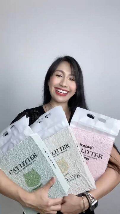 (ทรายแมวส่งฟรี 18kg)ทรายแมวเต้าหู้ 6L Easyerin cat tofu ทรายแมว ทราย ...