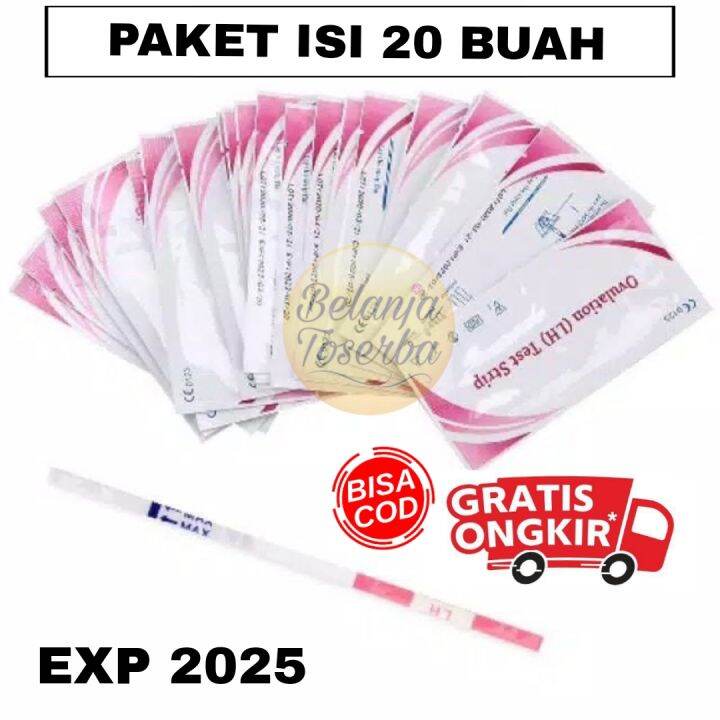 Paket 20 buah Tes Kesuburan / 20 tes LH Pink / 20 buah Fertility Test ...