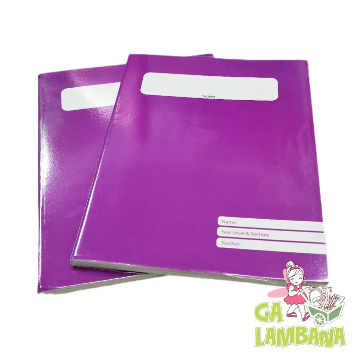 SEVEN NOTES Writing Notebook 80L with Plastic Cover / 2 Pieces Same ...
