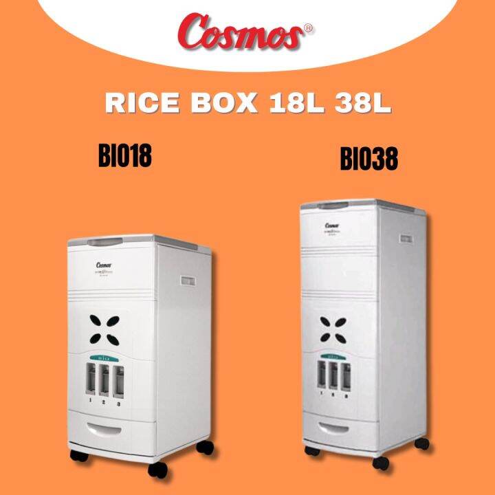 Rice box rais bok wadah beras cosmos bio18liter bio38 liter tempat ...