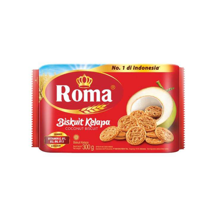 Roma Coconut Biscuit / Biskut Kelapa 300g | Lazada