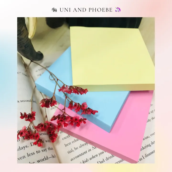 CANDY Colored Sticky Note Pad | STICKY NOTES | NOTEPAD | Lazada PH