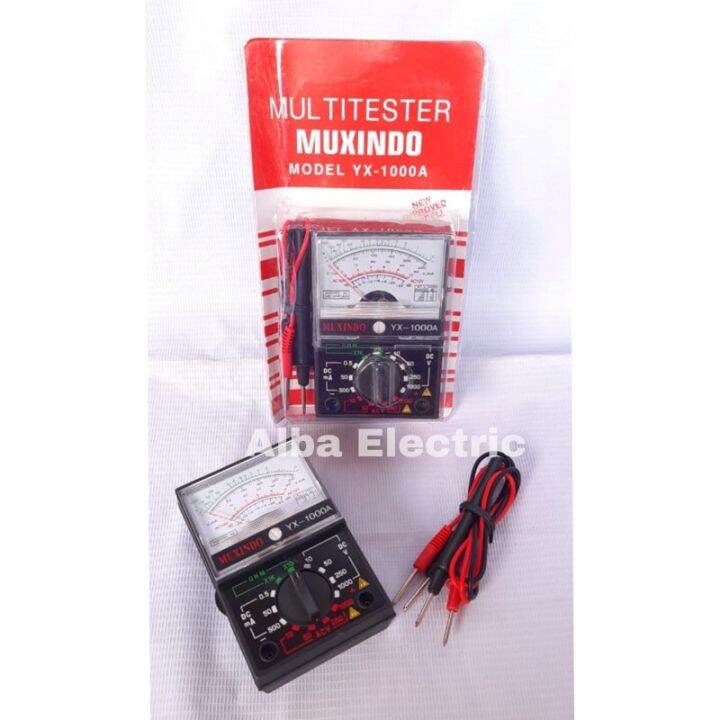 MULTITESTER Analog Mini Multi Tester Avo Meter YX-1000A Muxindo Akurat ...