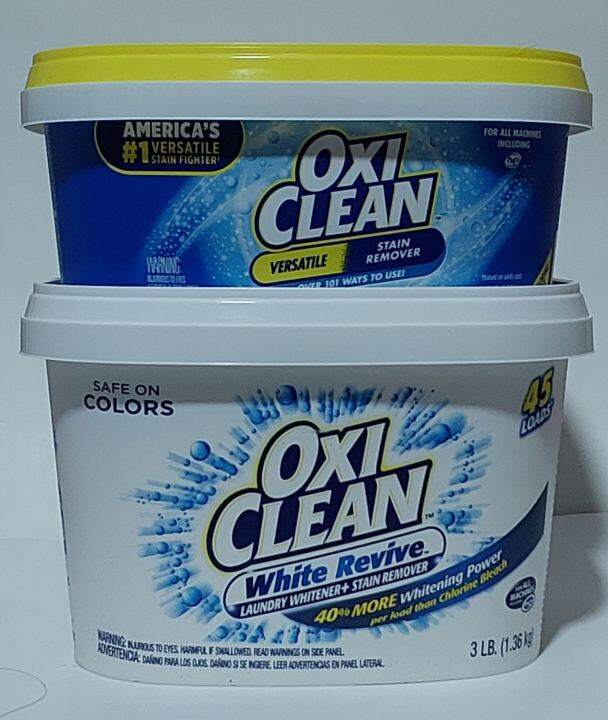 OxiClean Versatile & White Revive Stain Remover Powder 802/1.36 kg ...