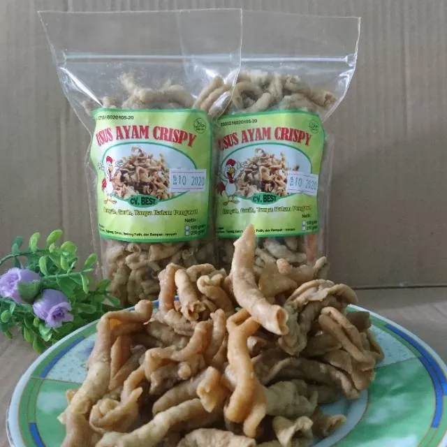 USUS AYAM CRISPY HIGIENIS 100GR ENAK GURIH DAN RENYAH | Lazada Indonesia