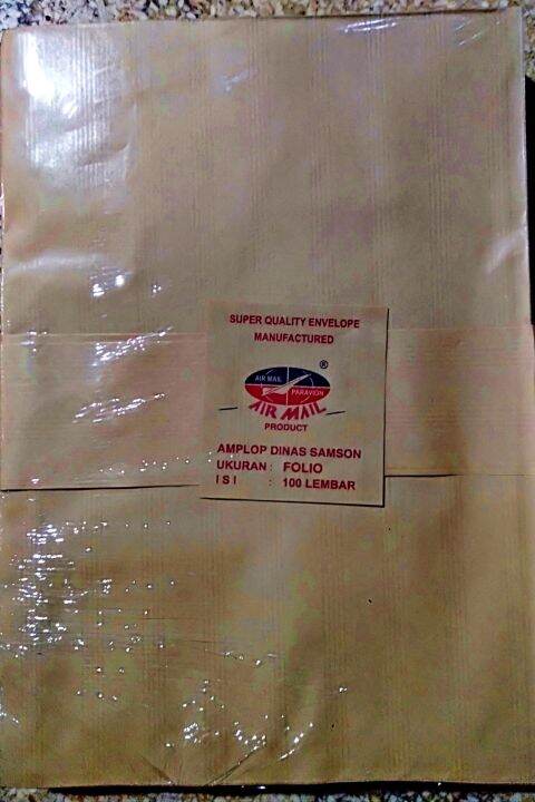 AMPLOP COKLAT DINAS SAMSON UKURAN FOLIO ISI 100 KEMBAR | Lazada Indonesia