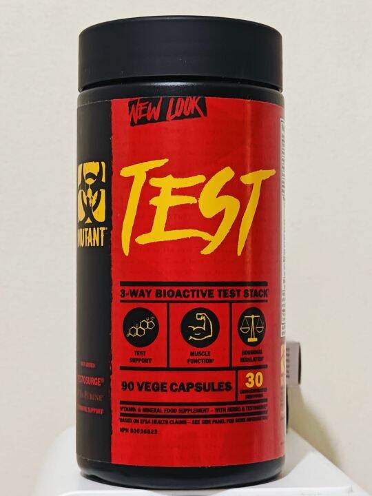 Mutant Test Natural Testosterone Booster 90 capsule Gym fitness muscle ...