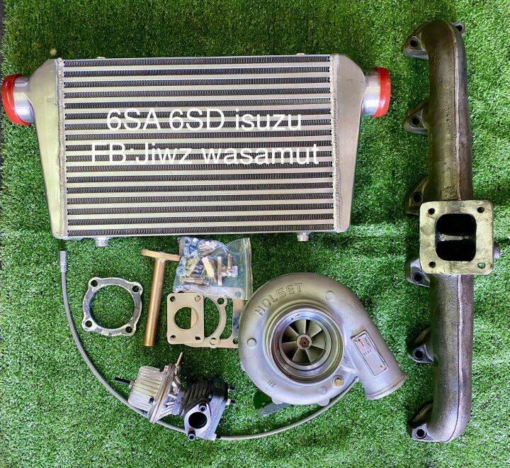 ชุดติดตั้งเทอร์โบ isuzu 6SA 6SD เทอร์โบHx50 เก่านอกแท้มีประกัน3เดือน ...