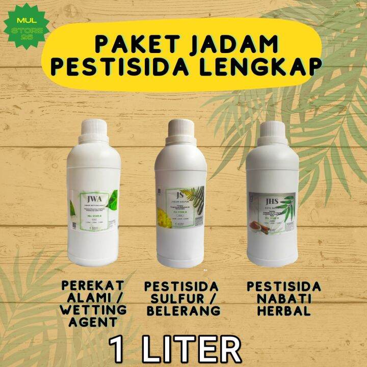 PAKET PESTISIDA JADAM / JADAM NATURAL PESTICIDE/ PESTISIDA ALAMI PAKET ...