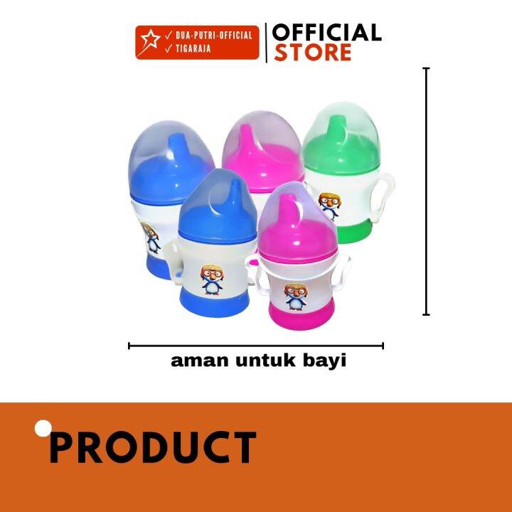 Baby Cup / Gelas Bayi Pinguin Plus tutup / Botol Minum Anak / Gelas Dot | Lazada Indonesia