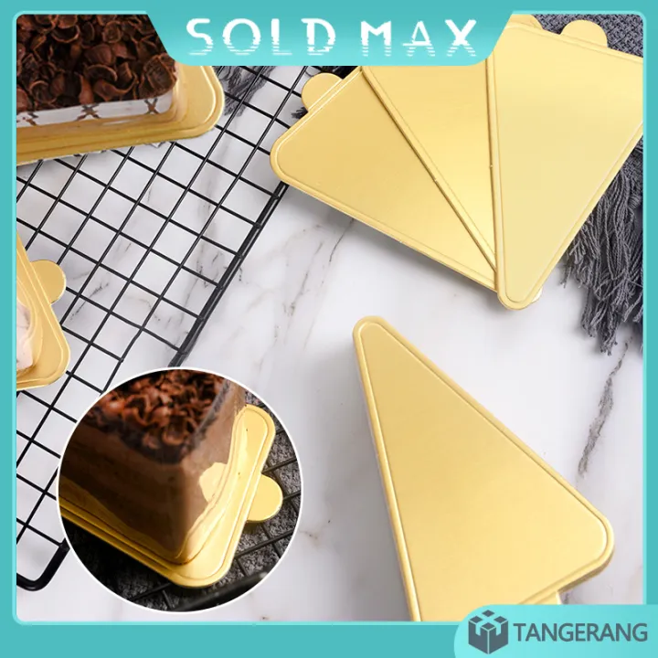 100pcs Alas Tatakan Kue Segitiga/Slice Cake Base/Alas Cheese Cake ...