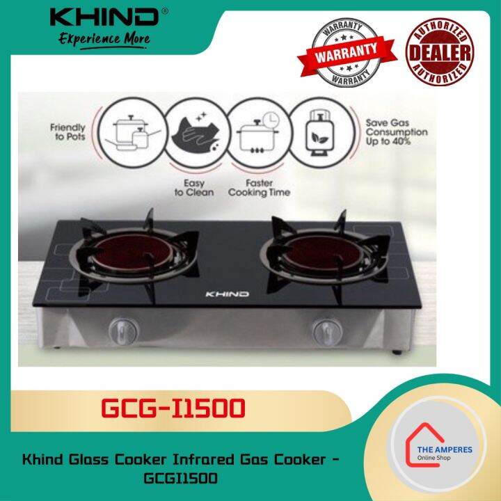 Khind Glass Cooker Infrared Gas Cooker - GCGI1500 | Lazada
