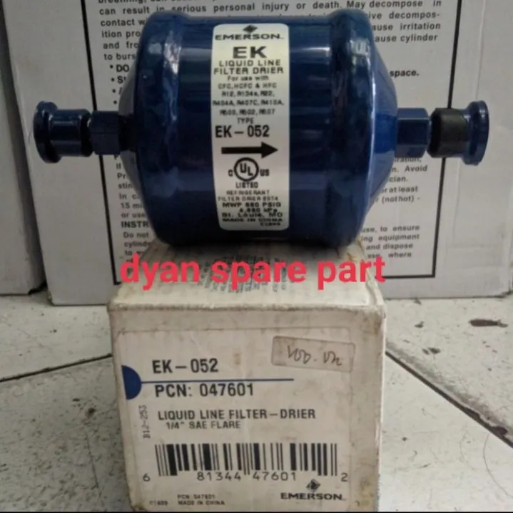 FILTER EMERSON EK - 052 1/4 LIQUID LINE FILTER - DRIER 1/4 | Lazada ...