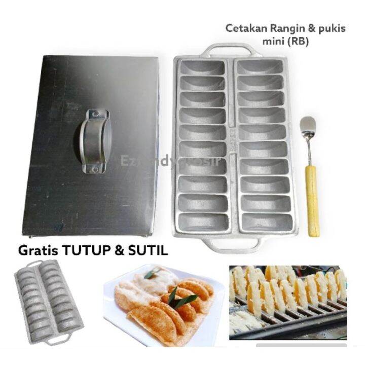 CETAKAN KUE PUKIS MINI PANCONG MINI RANGIN MINI RB20 | Lazada Indonesia