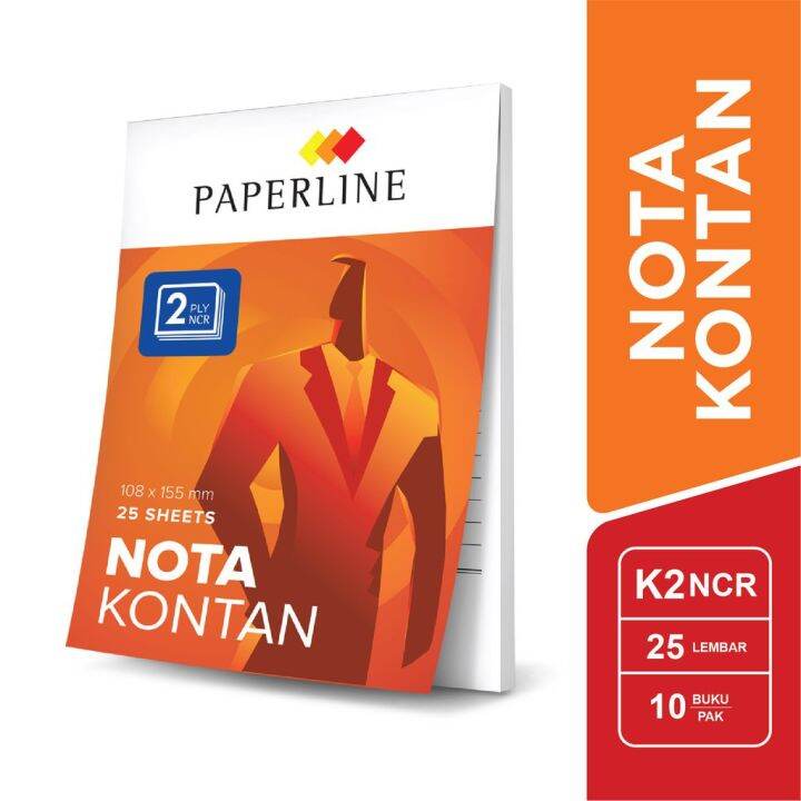 Nota Kontan Paperline NCR K2 2Ply Bon Ukuran Kecil 2 Rangkap 1Pak Isi ...
