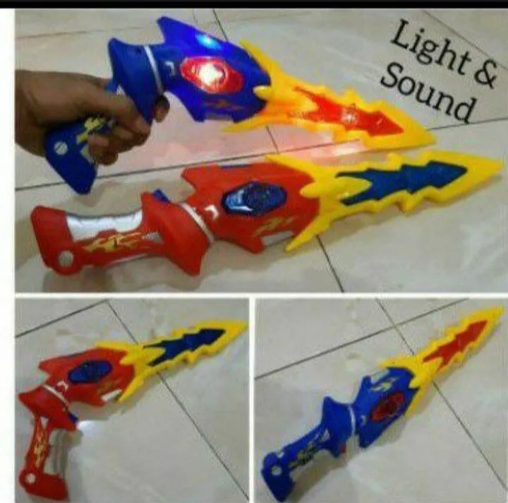 pedang 2 in 1 jadi pistol bunyi nyala | Lazada Indonesia