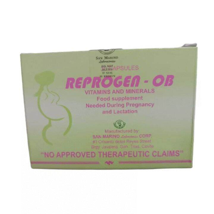 REPROGEN OB Vitamins and Minerals 30capsules | Lazada PH